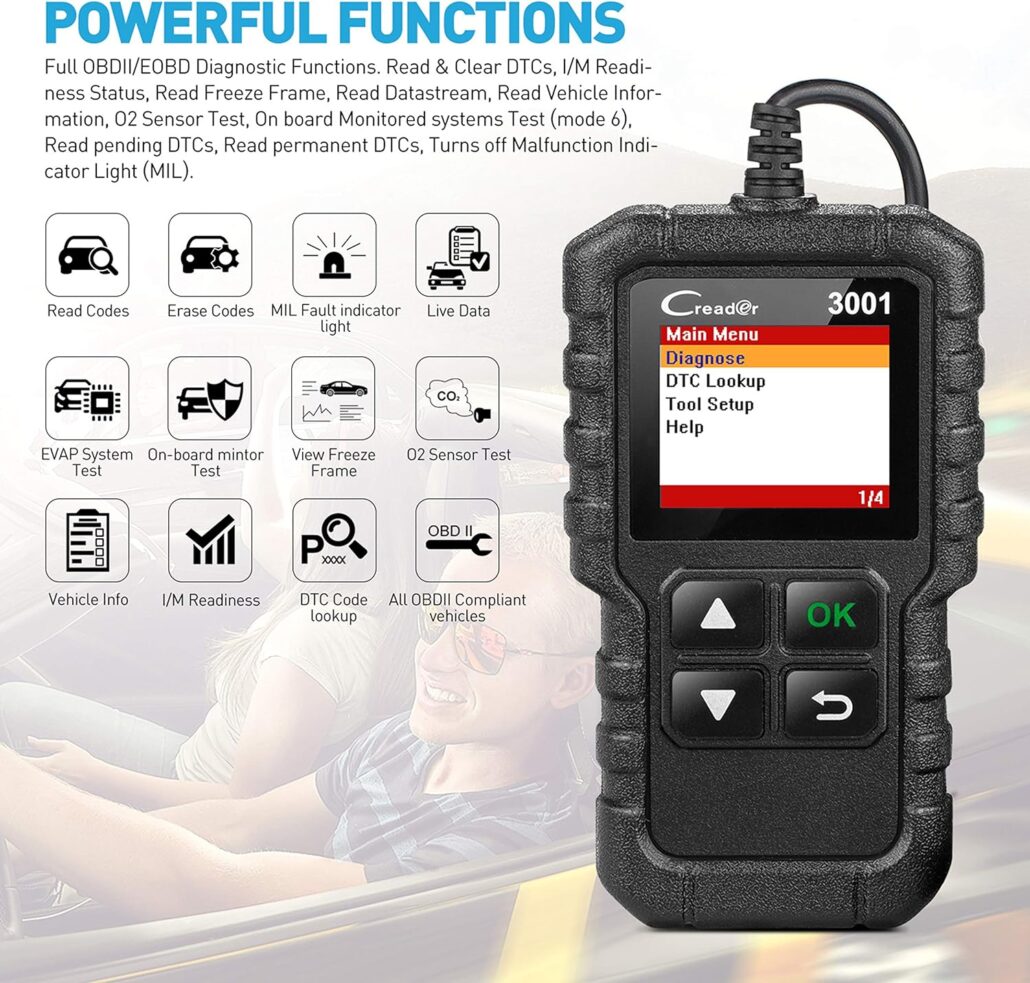 SCANNER LAUNCH Creader 3001 OBD2 - LAUNCH - Escáneres Automotrices
