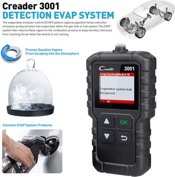 SCANNER LAUNCH Creader 3001 OBD2 - LAUNCH - Escáneres Automotrices